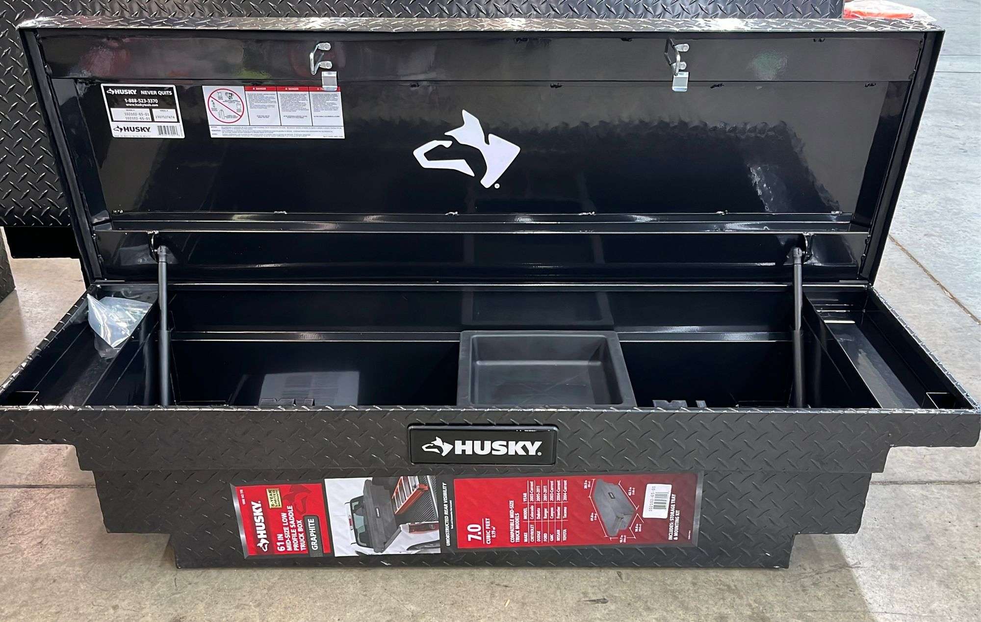 Husky saddle truck box store