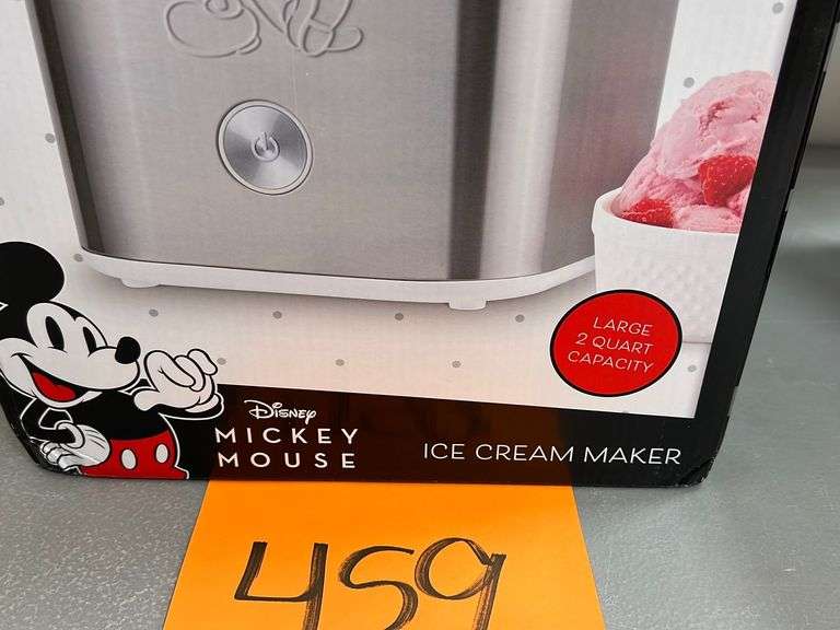 DISNEY MICKEY MOUSE ICE CREAM MAKER IN BOX - Earl's Auction Company