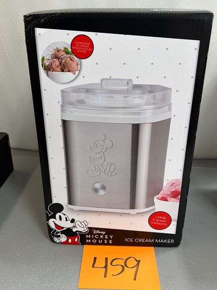 DISNEY MICKEY MOUSE ICE CREAM MAKER IN BOX - Earl's Auction Company