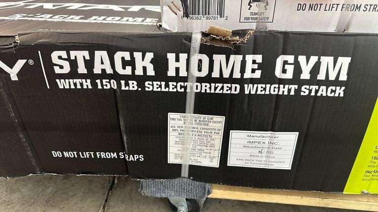 MARCY STACK HOME GYM IN BOX - Earl's Auction Company