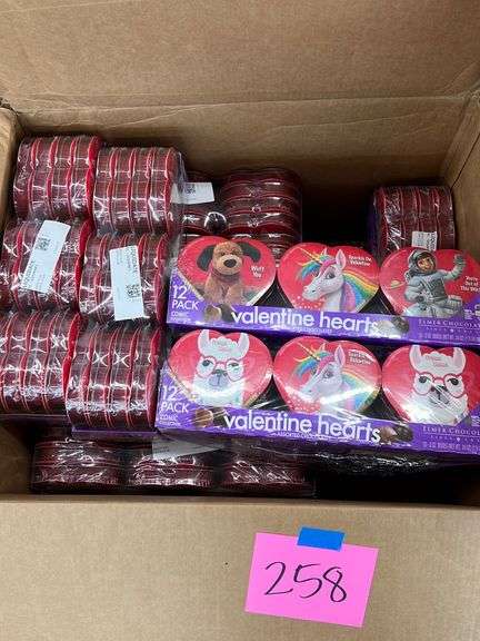 (15) PACKS OF ELMER CHOCOLATE VALENTINE HEARTS (12 PER PACK) - Earl's ...