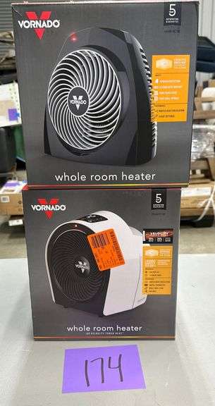 (2) VORNADO WHOLE ROOM HEATERS IN BOXES - Earl's Auction Company