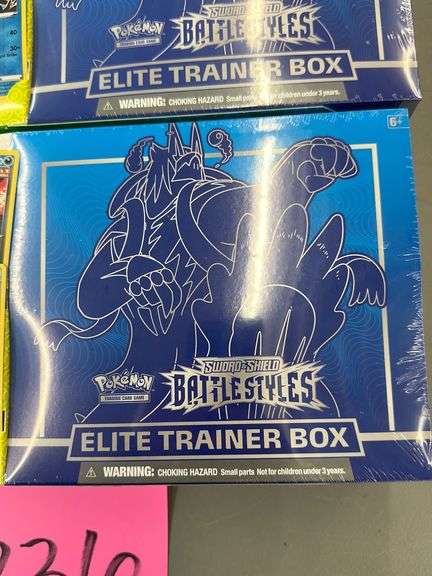 (2) NEW POKEMON ELITE TRAINER BOXES - Earl's Auction Company