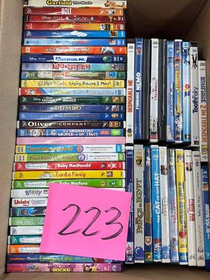 APPROX 50 ASSORTED DVDS - Earl's Auction Company