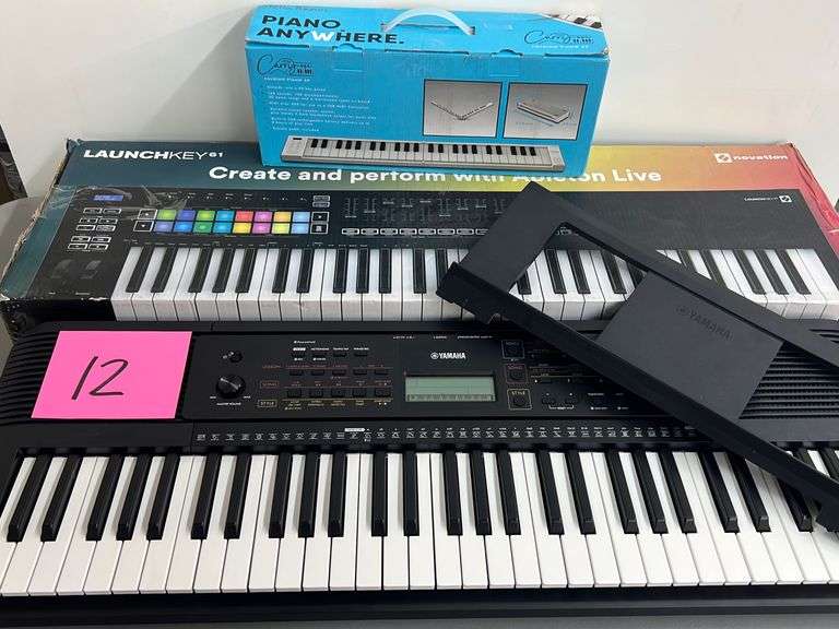 (3) ASSORTED PIANO KEYBOARDS - SEE PHOTOS - Earl's Auction Company