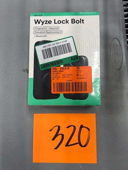 WYZE LOCK BOLT IN BOX - Earl's Auction Company