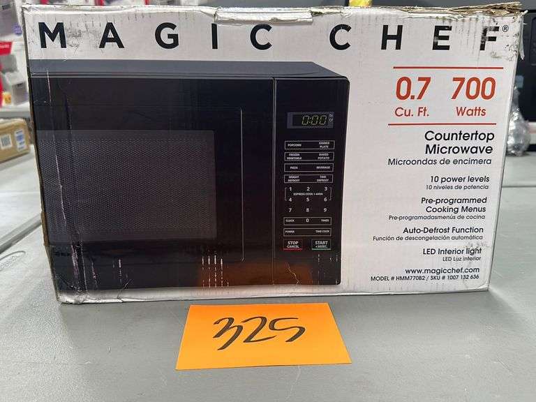 MAGIC CEHF 0.7CU FT MICROWAVE IN BOX - Earl's Auction Company