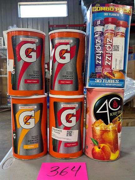 MISC LOT OF DRINK MIXES - SEE PHOTOS - Earl's Auction Company