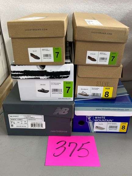 (6) PAIRS OF NEW WOMENS SHOES - ASSORTED SIZES - Earl's Auction Company