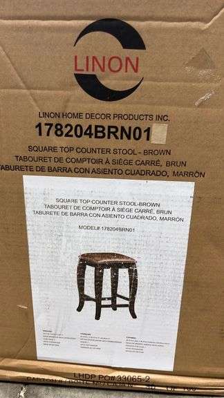 (2) ASSORTED STOOLS IN BOXES - Earl's Auction Company