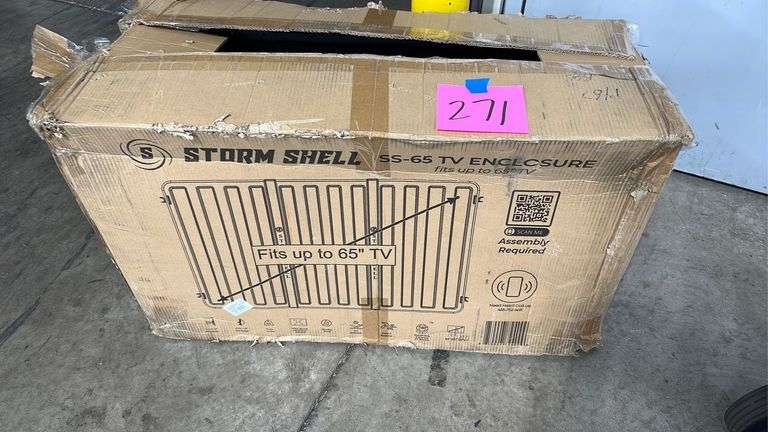 STORM SHELL OUTDOOR TV PROTECTOR IN BOX - Earl's Auction Company