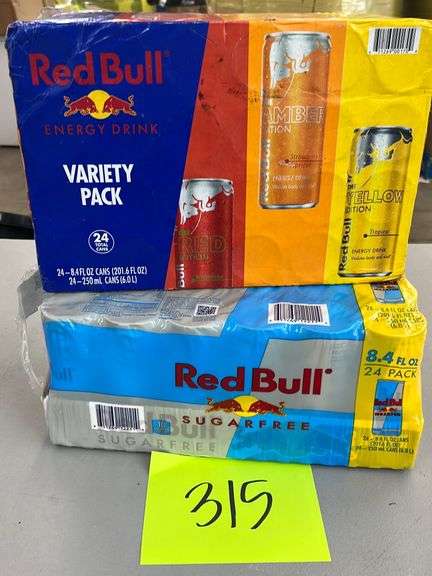 (2) PACKS OF RED BULL - Earl's Auction Company