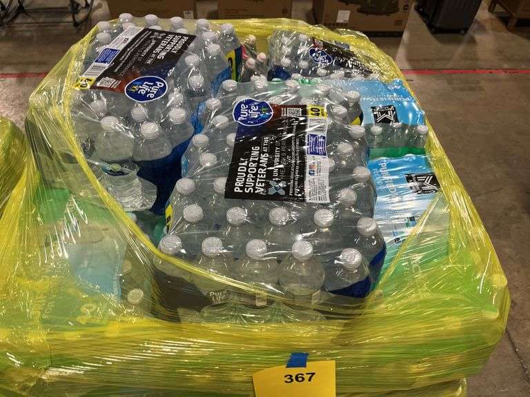 APPROX 40 PACKS OF ASSORTED BOTTLED WATER - Earl's Auction Company
