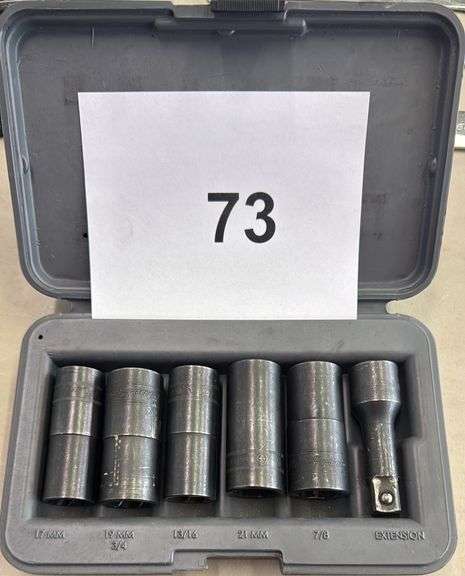 BLUE-POINT 6PC WHEEL FLIP SOCKET SET IN CASE - Earl's Auction Company
