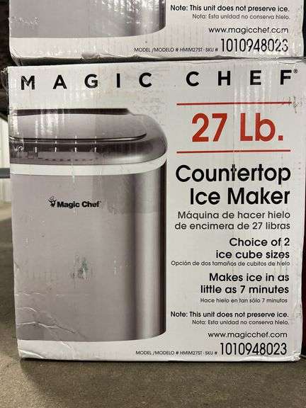 AS IS - (4) ICE MAKERS IN BOXES - MAGIC CHEF & FRIGIDAIRE - Earl's ...