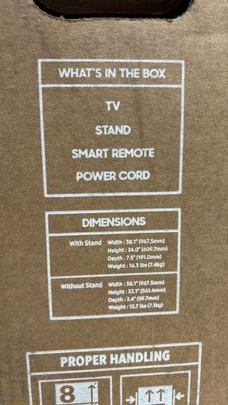 SAMSUNG 43" DU7200D CRYSTAL UHD 4K SMART TV IN BOX - Earl's Auction Company