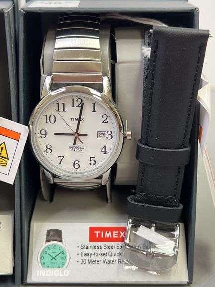 (2) TIMEX MENS WATCHES W/ BOXES - Earl's Auction Company