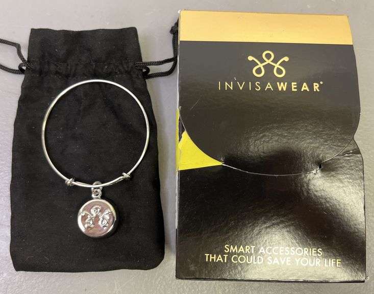 INVISAWEAR PERSONAL SAFETY DEVICE SILVER EXPANDABLE BRACELET - Earl's ...