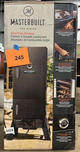 MASTERBUILT PRO SERIES DUAL FUEL SMOKER IN BOX - Earl's Auction Company