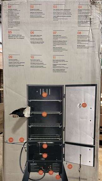 MASTERBUILT PRO SERIES DUAL FUEL SMOKER IN BOX - Earl's Auction Company