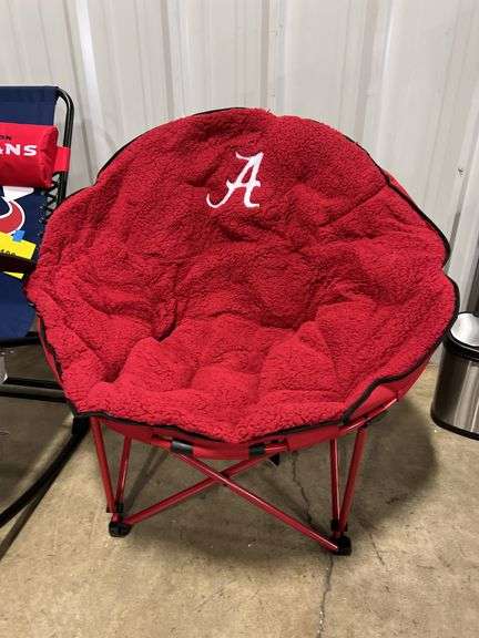 FOLDING ROCKING CHAIR & SAUCER CHAIR - HOUSTAN TEXANS & ALABAMA - Earl ...