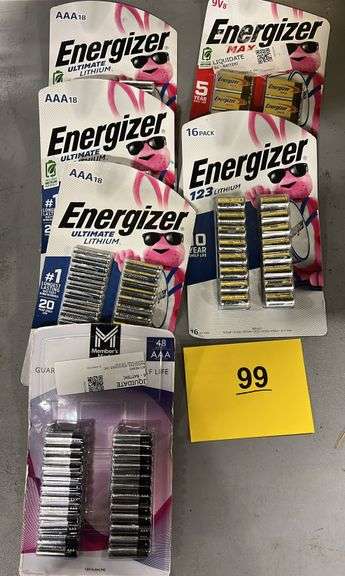 (6) PACKS OF ASSORTED BATTERIES - SEE PHOTOS - Earl's Auction Company