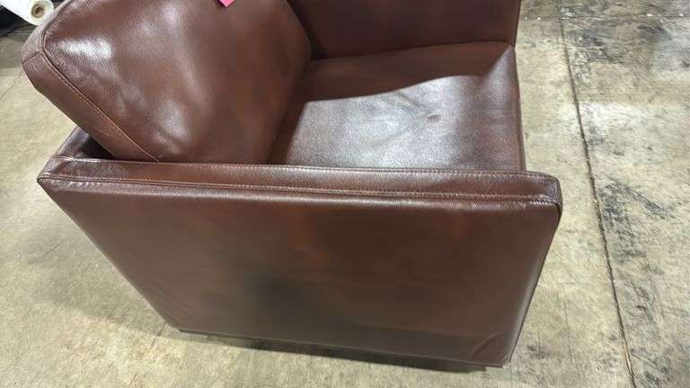 COLE & RYE MODERN FARMHOUSE SWIVEL ACCENT CHAIR - BROWN - Earl's ...