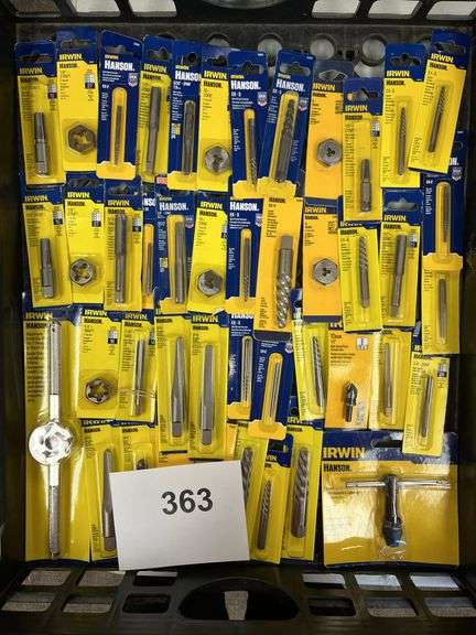 MISC LOT OF IRWIN HANSON PLUG TAPS/ SCREW EXTRACTORS - Earl's Auction ...