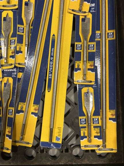 MISC LOT OF IRWIN SPEEDBOR SPADE BITS - Earl's Auction Company