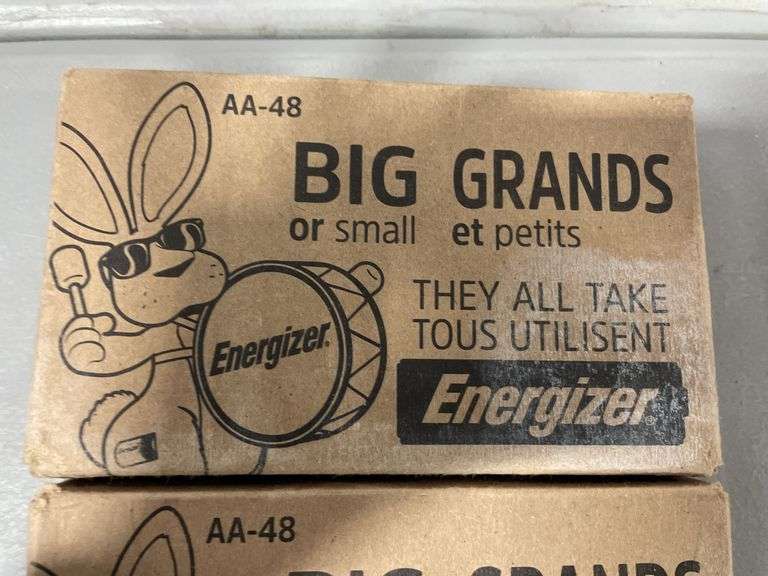 (5) BOXES OF ENERGIZER BATTERIES - AA & AAA (48 PER BOX) - Earl's ...