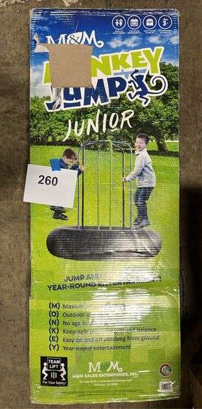 KIDS MONKEY JUMP JUNIOR IN BOX - Earl's Auction Company