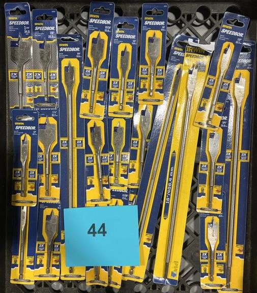 MISC LOT OF IRWIN SPEEDBOR SPADE BITS - Earl's Auction Company