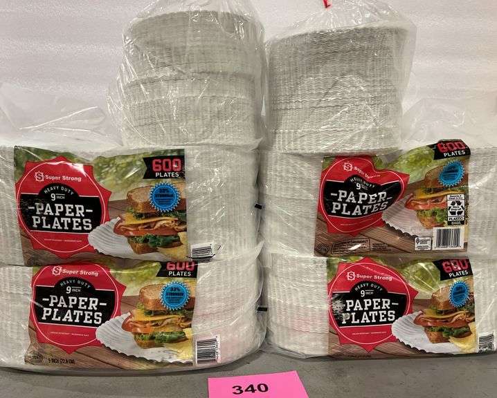 (6) PACKS OF PAPER PLATES - Earl's Auction Company