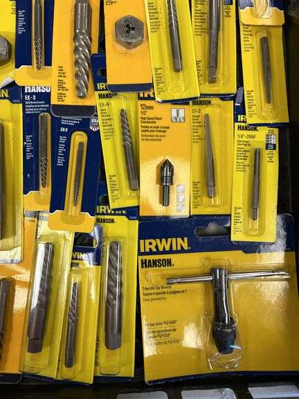 MISC LOT OF IRWIN HANSON PLUG TAPS/ SCREW EXTRACTORS - Earl's Auction ...