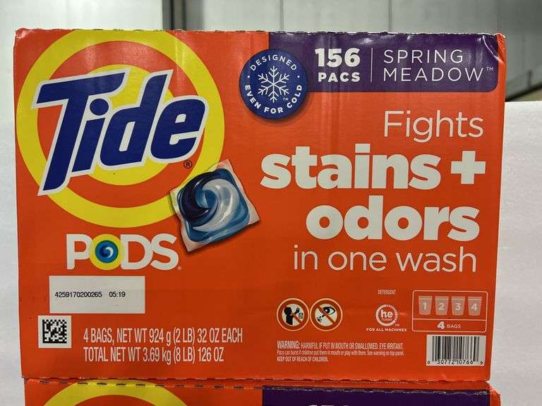 (4) BOXES OF TIDE PODS - Earl's Auction Company