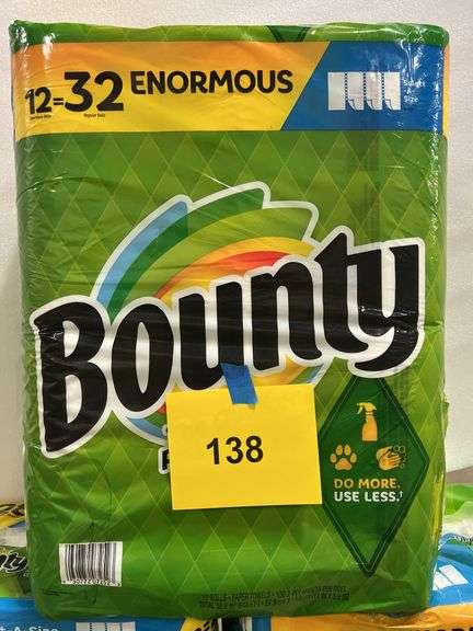 (5) PACKS OF BOUNTY PAPER TOWELS - Earl's Auction Company