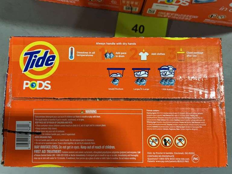 (5) BOXES OF TIDE PODS - Earl's Auction Company