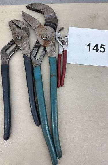 (3) COMBINATION PLIERS (SNAP-ON, MATCO, CHANNEL LOCK) - Earl's Auction ...