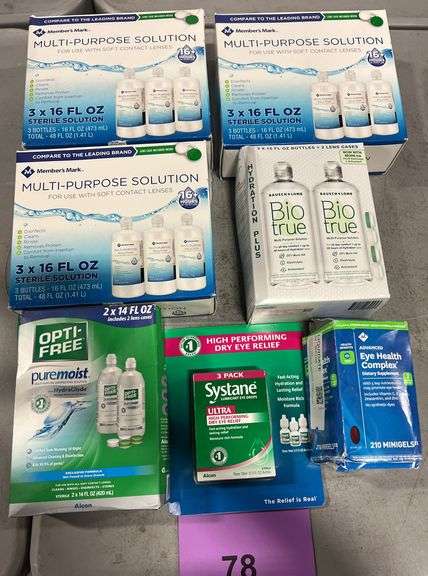 7PC EYE SOLUTION LOT - SEE PHOTOS - Earl's Auction Company