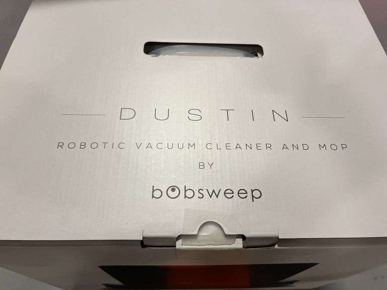 BOBSWEEP DUSTIN ROBOT VACUUM IN BOX - NIGHT - Earl's Auction Company