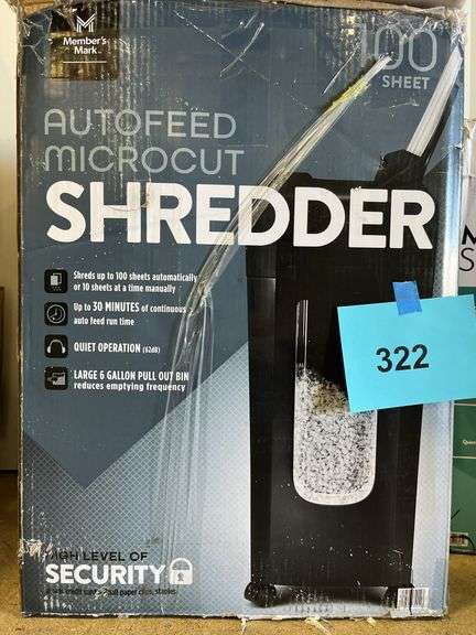 (2) MICROCUT SHREDDERS IN BOXES - Earl's Auction Company