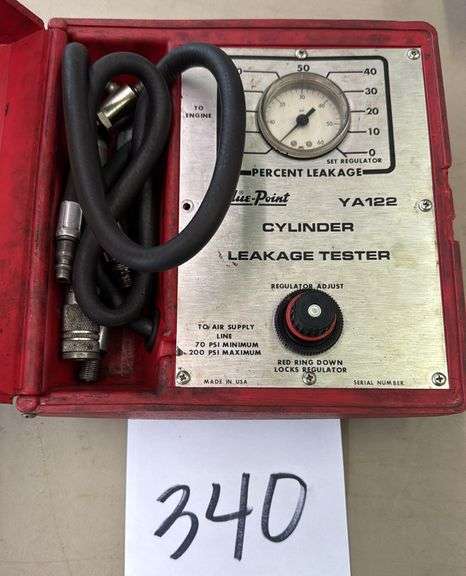BLUE-POINT CYLINDER LEAKAGE TESTER IN CASE - Earl's Auction Company