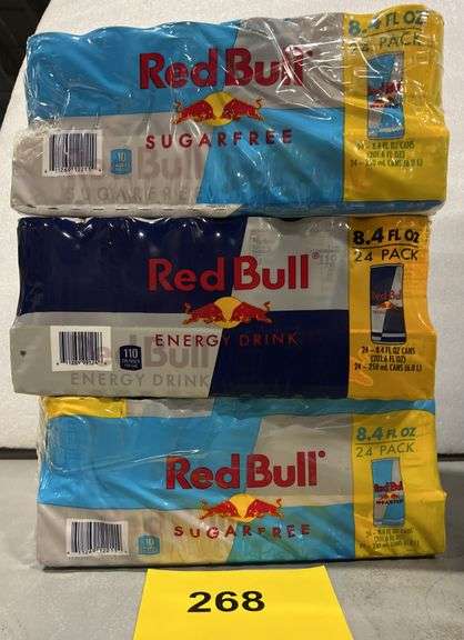 (3) PACKS OF RED BULL - Earl's Auction Company