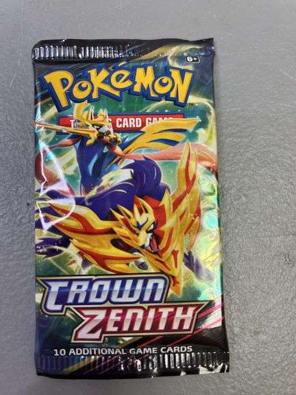 (10) OPENED POKEMON CROWN ZENITH BOOSTER PACKS - Earl's Auction Company