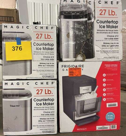 AS IS - (4) ICE MAKERS IN BOXES - MAGIC CHEF & FRIGIDAIRE - Earl's ...