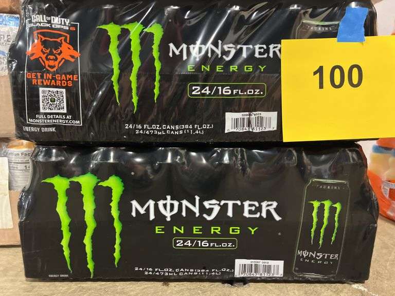 (7) PACKS OF ENERGY DRINKS - BLACK RIFLE, NOS & MONSTER - Earl's ...