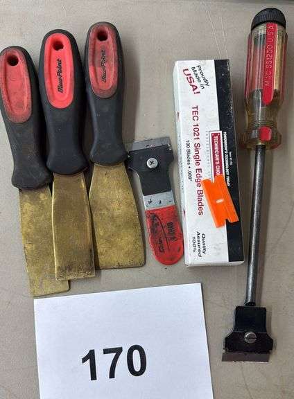 MISC LOT OF SCRAPERS (BLUE-POINT & OTHERS) - Earl's Auction Company