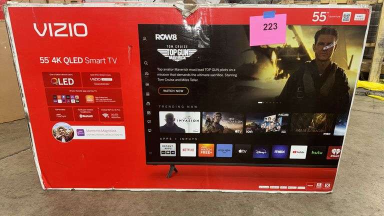 VIZIO 55" 4K SMART TV IN BOX - Earl's Auction Company