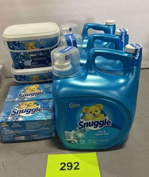 6PC SNUGGLE LAUNDRY LOT - SOFTENER, DRYER SHEETS & SCENT PACS - Earl's ...