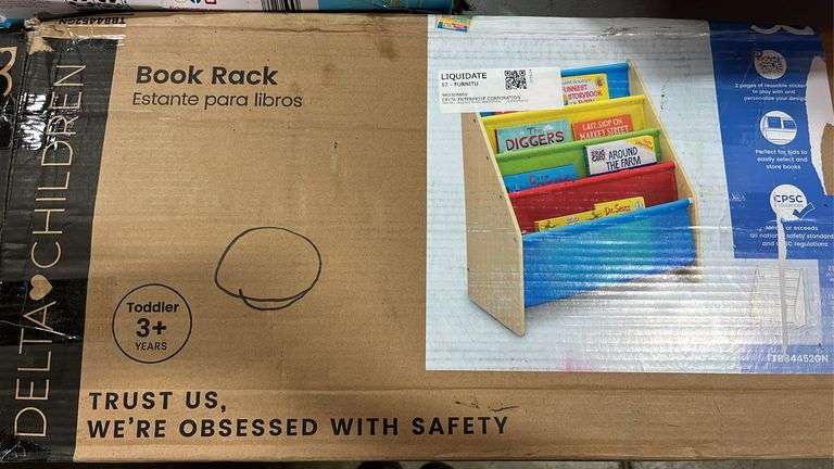 3PC BABY LOT - ACTIVITY GYM, BOOK RACK & SEAT - Earl's Auction Company